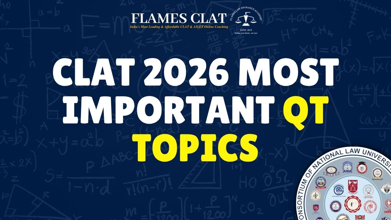 Important Quant Topics for CLAT 2026 Flames